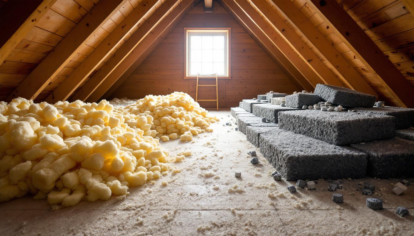 Laine de verre vs laine de roche : le choix idéal pour vos combles